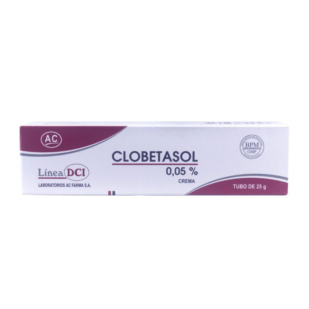 CLOBETASOL 0.05% CREMA X 25 G – ACFARMA G – Farma Salud